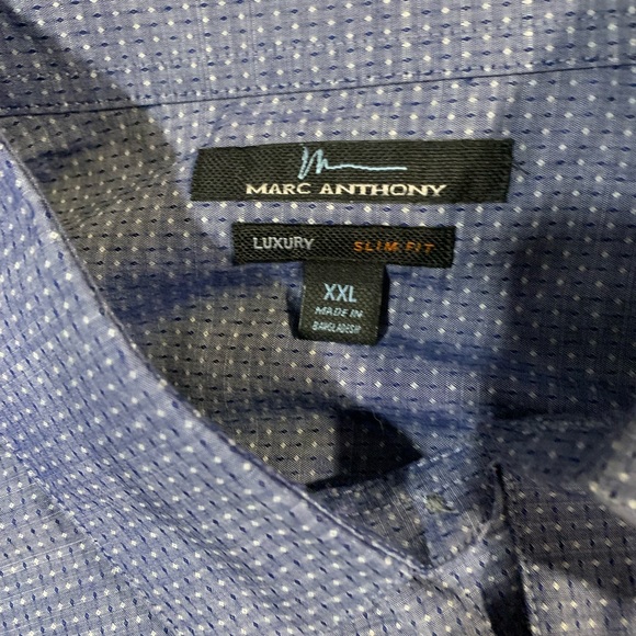 Marc Anthony | Shirts | Marc Anthony Luxury Slim Fit Shirt Xxl New ...